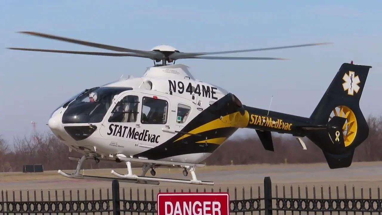 N944ME - STAT MedEvac 1 Landing