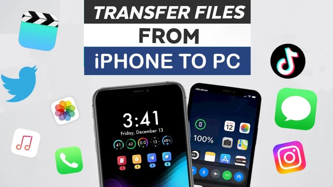 How to Transfer Files from iPhone to PC Wirelessly 2023 - Transfer ...