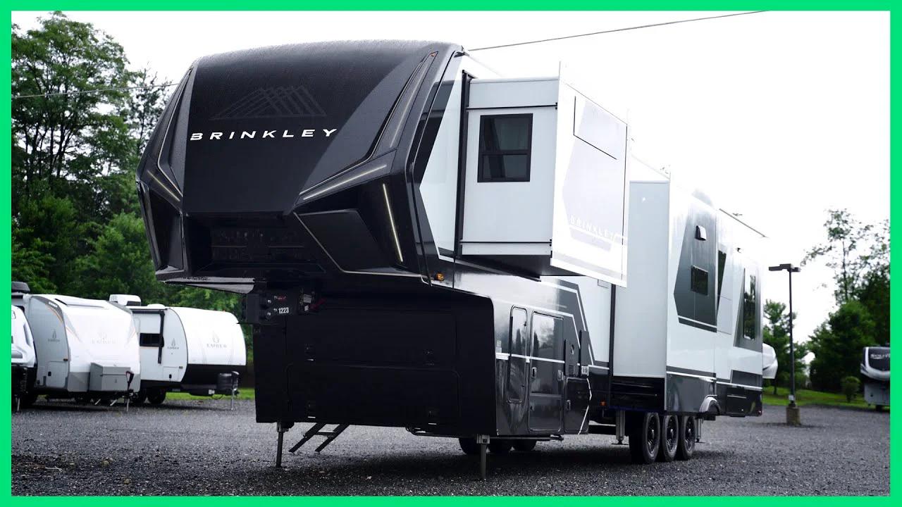 Wowza! 2025 Brinkley Model 4000 G Toy Hauler Fifth Wheel Tour | Beckley ...