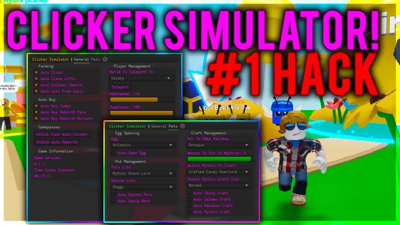 [BEST]🔥Clicker Simulator HACK / SCRIPT🔥 | Infinite Money, Unlimited Pet ...
