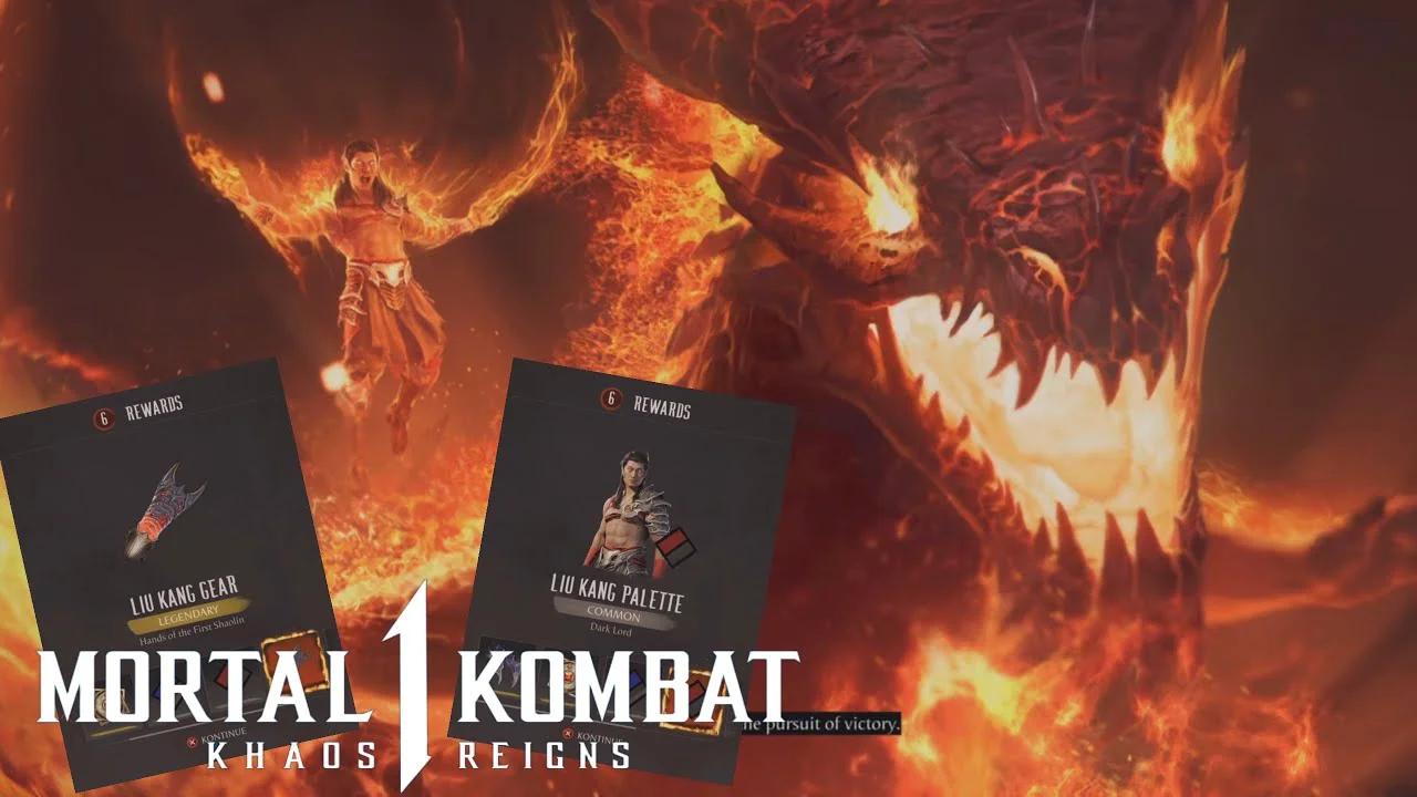 MK1 Khaos Reigns Invasions Season 8 Liu Kang Titan Final Boss & Rewards ...