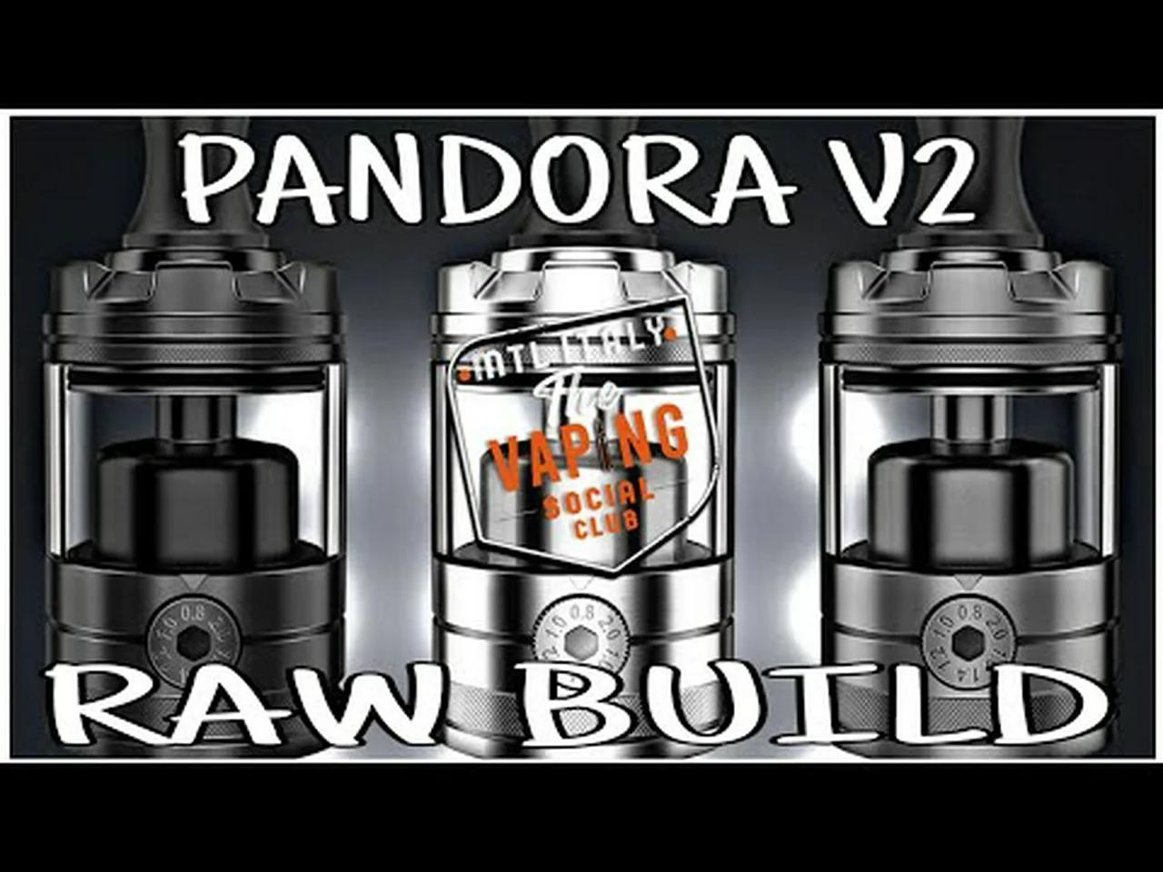 RAW BUILD - PANDORA V2 MTL RTA by YACHTVAPE
