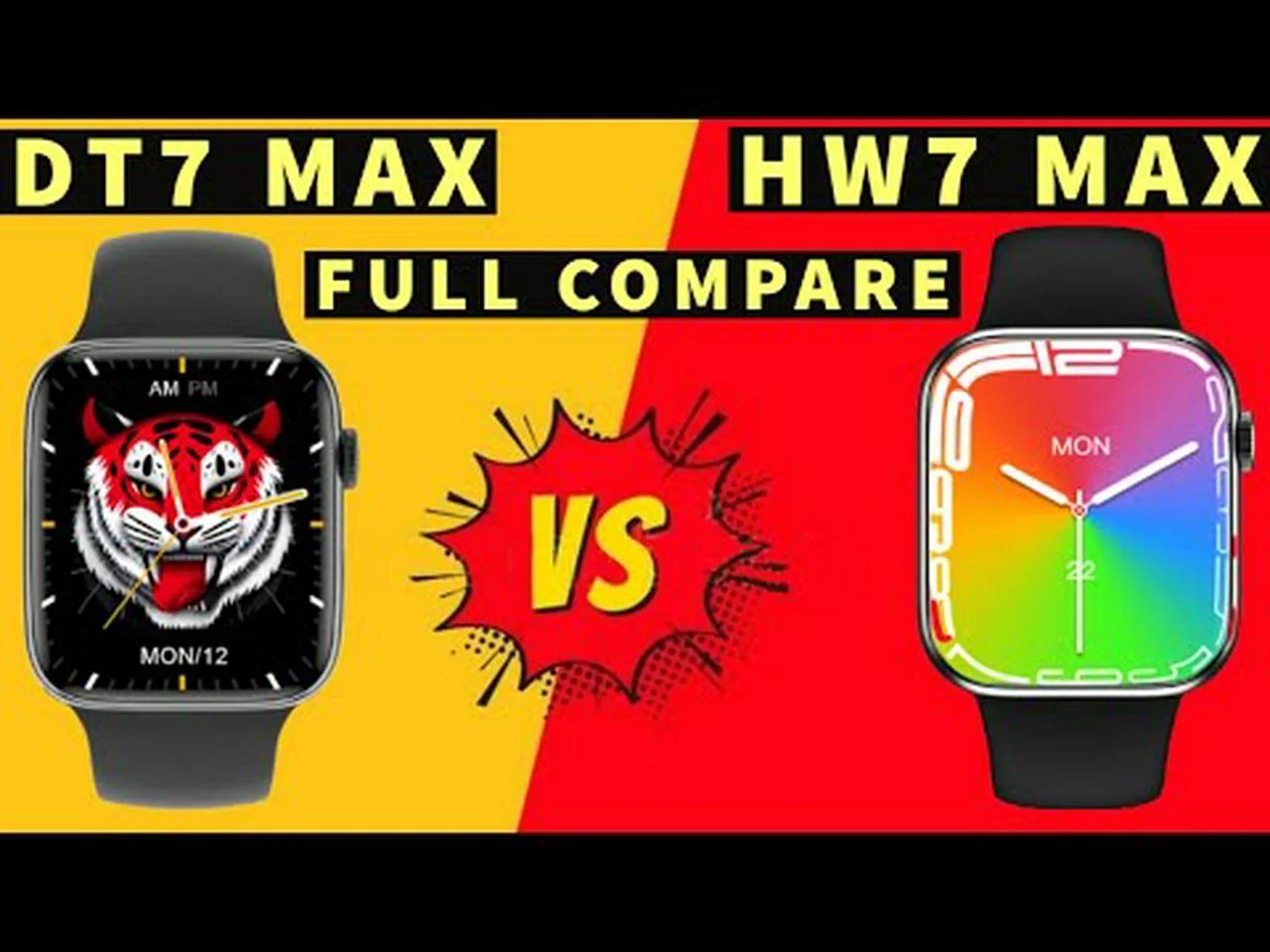 IWO DT7 Max vs HW7 Max Full Compare best Series 7 smart watch #2