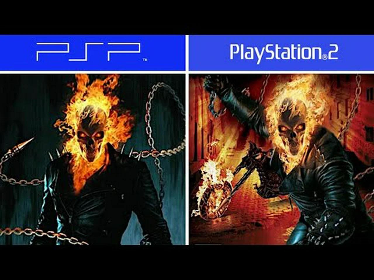 Ghost Rider | PSP vs PS2 vs PCSX2 vs PPSSPP Comparison