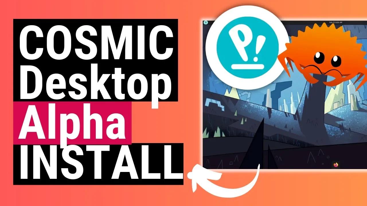Install the RUST Cosmic Desktop on Pop!_OS by System76