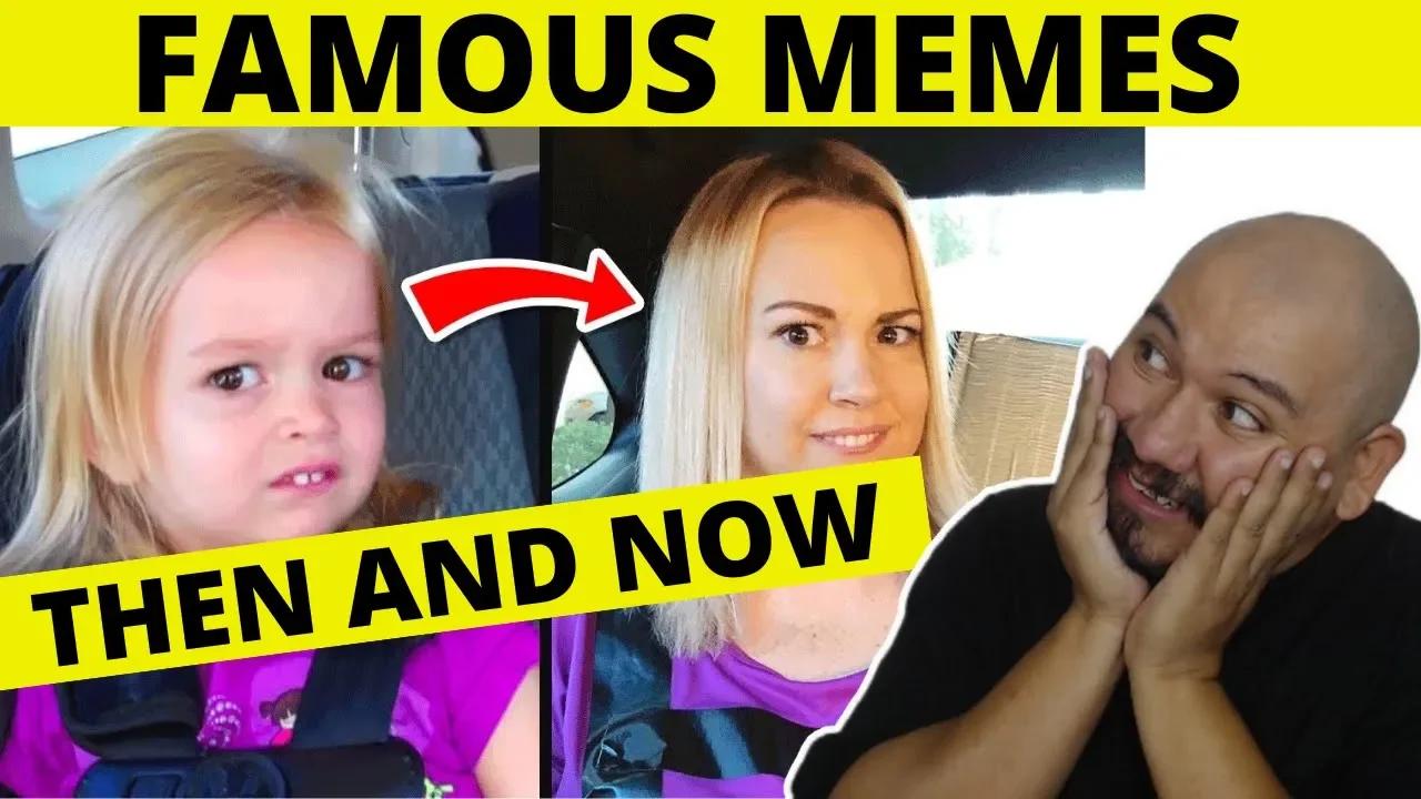 Famous Memes Then And Now | Youtube Creator BE AMAZED Reaction