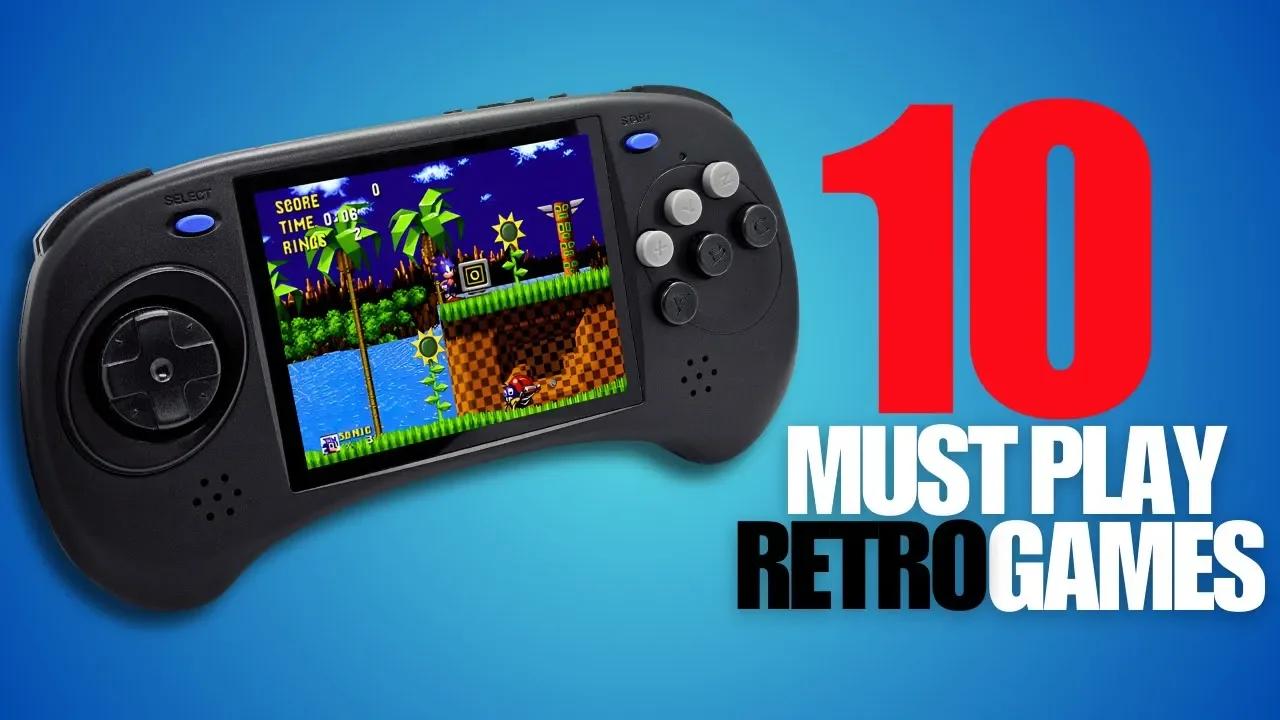 Top 10 MUST-PLAY Retro Games for Sega Genesis/Mega Drive (ft. RG ARC-D!)