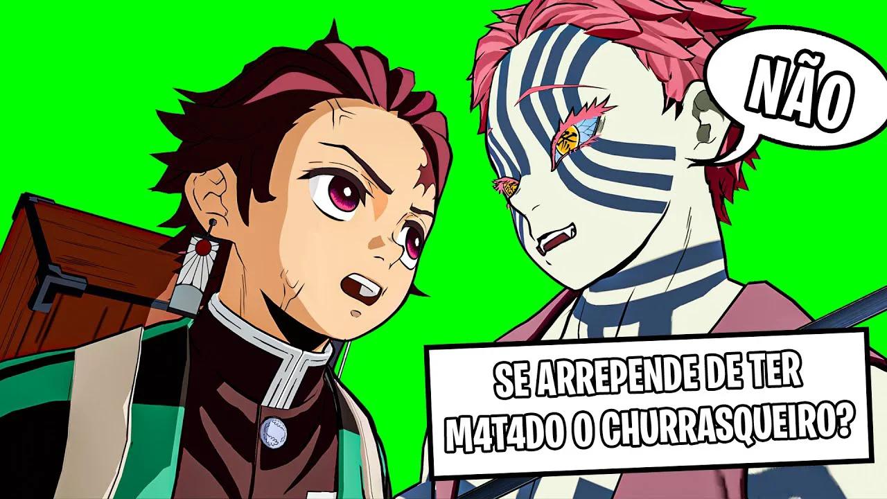 Tanjiro HUMILHA Akaza | Tanjiro e Akaza Perguntas e Respostas no Demon ...