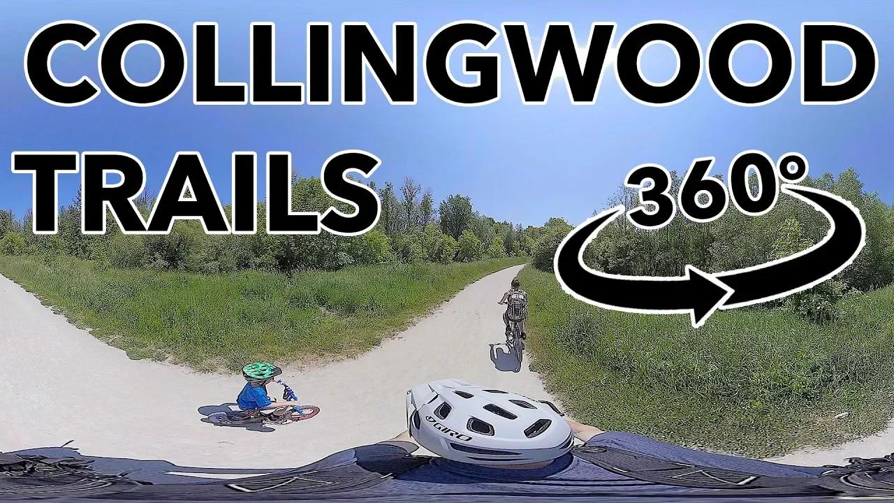 Collingwood Biking Trail Tour and Nature Scenes in 360