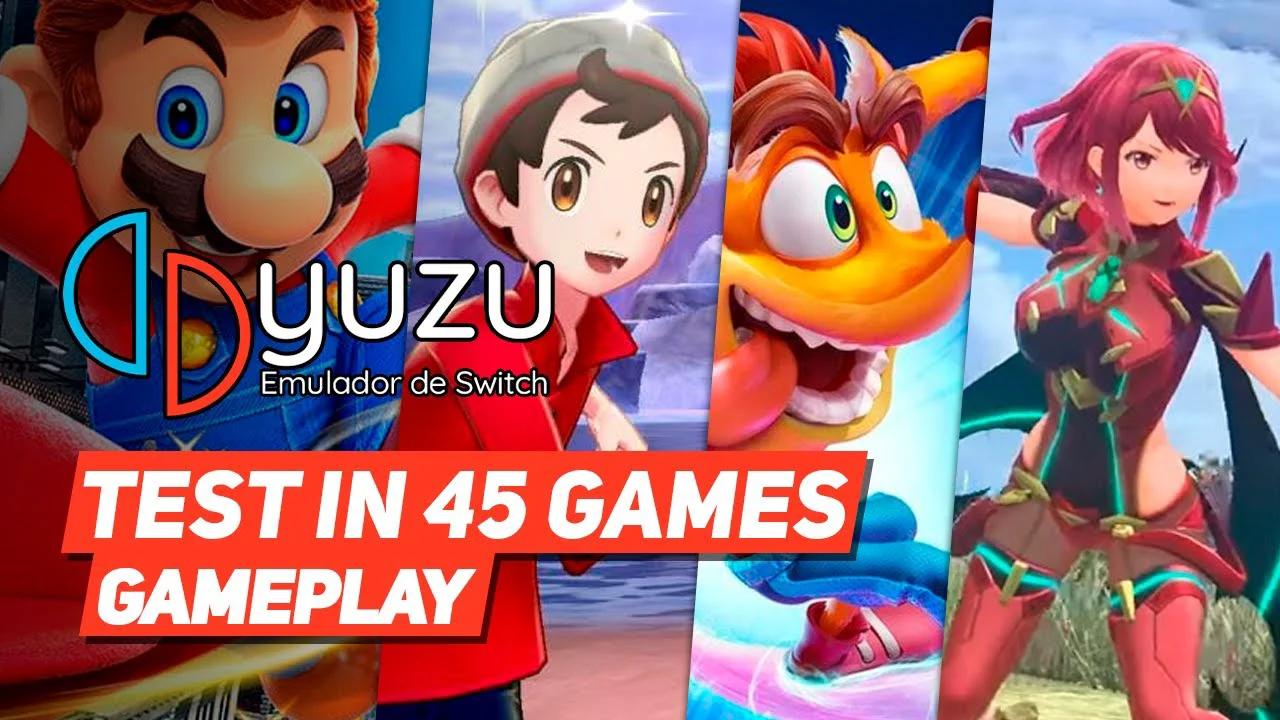 YUZU SWITCH EMULATOR | TEST IN 45 GAMES | Core i5 9300H + GTX 1650 + 16 ...