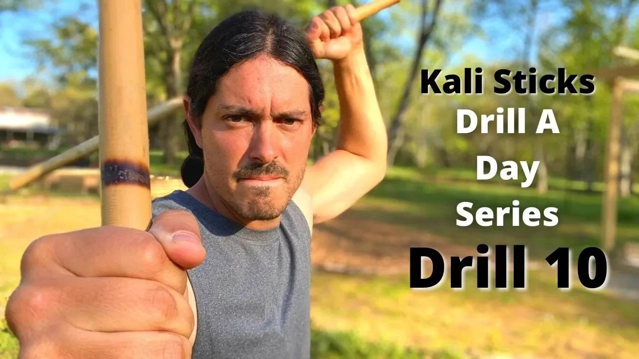 Kali Sticks Drill 10 - Drill A Day Series | Filipino Martial Arts
