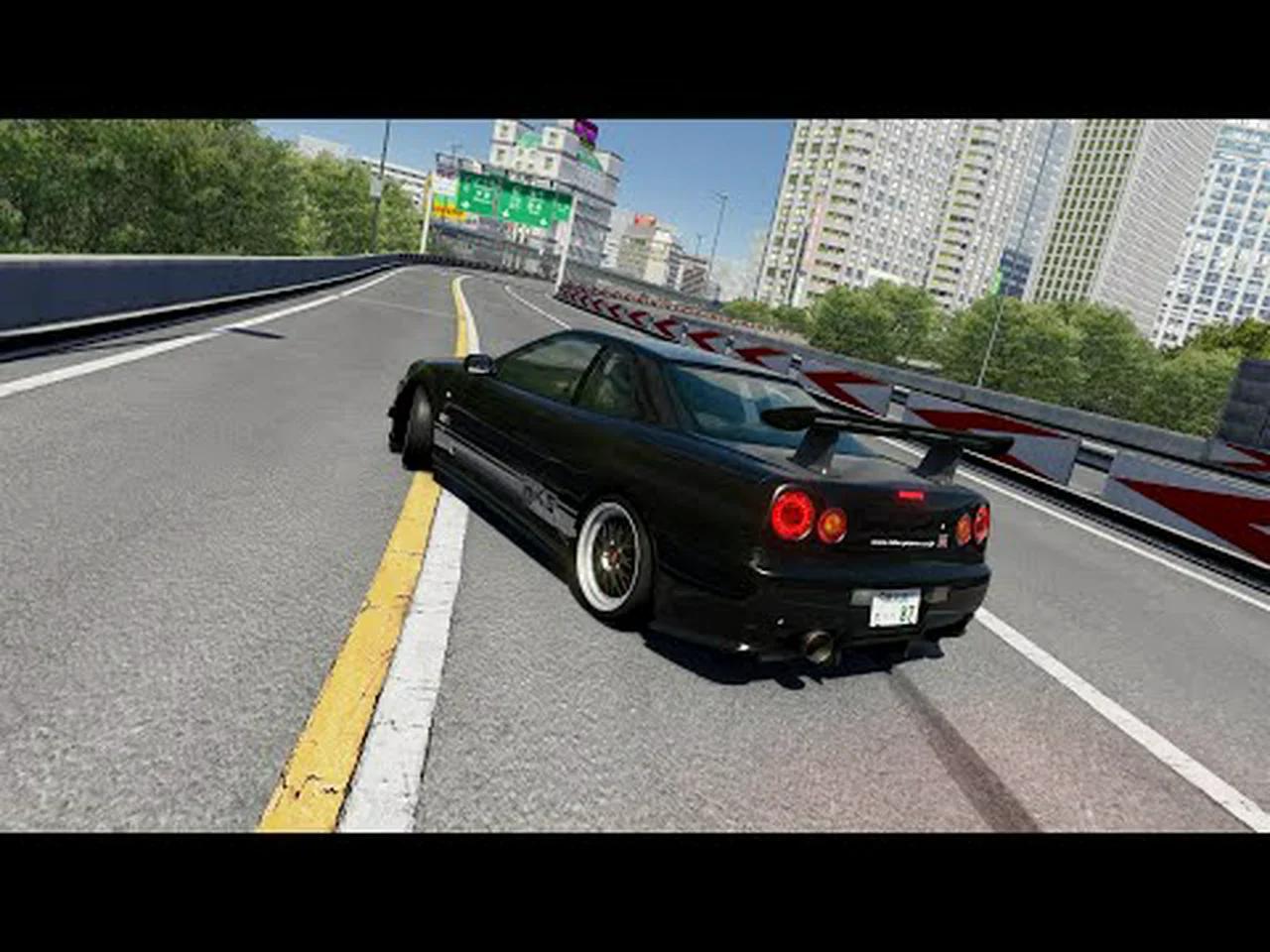 Assetto Corsa Shutoko Revival Project ONLINE Nissan Skyline GT R R34 Nismo Omori Factory S1