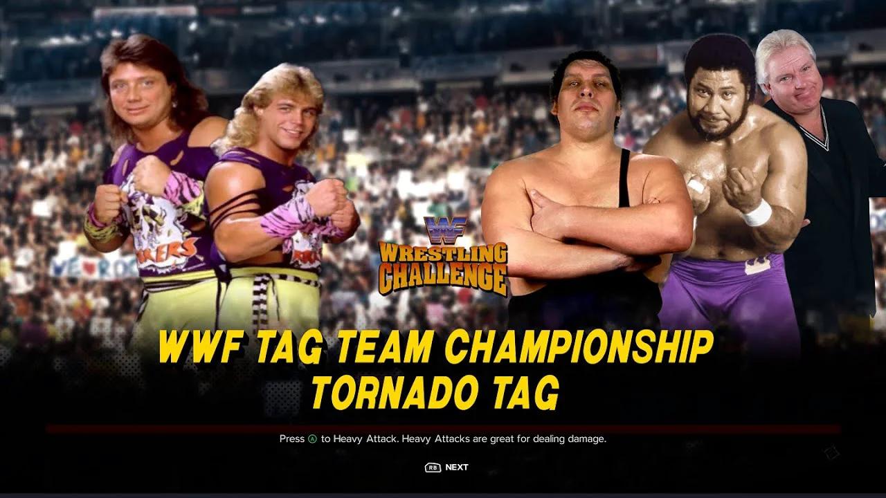 WWE 2K24 | The Rockers vs. Colossal Connection | WWF Tag Team ...
