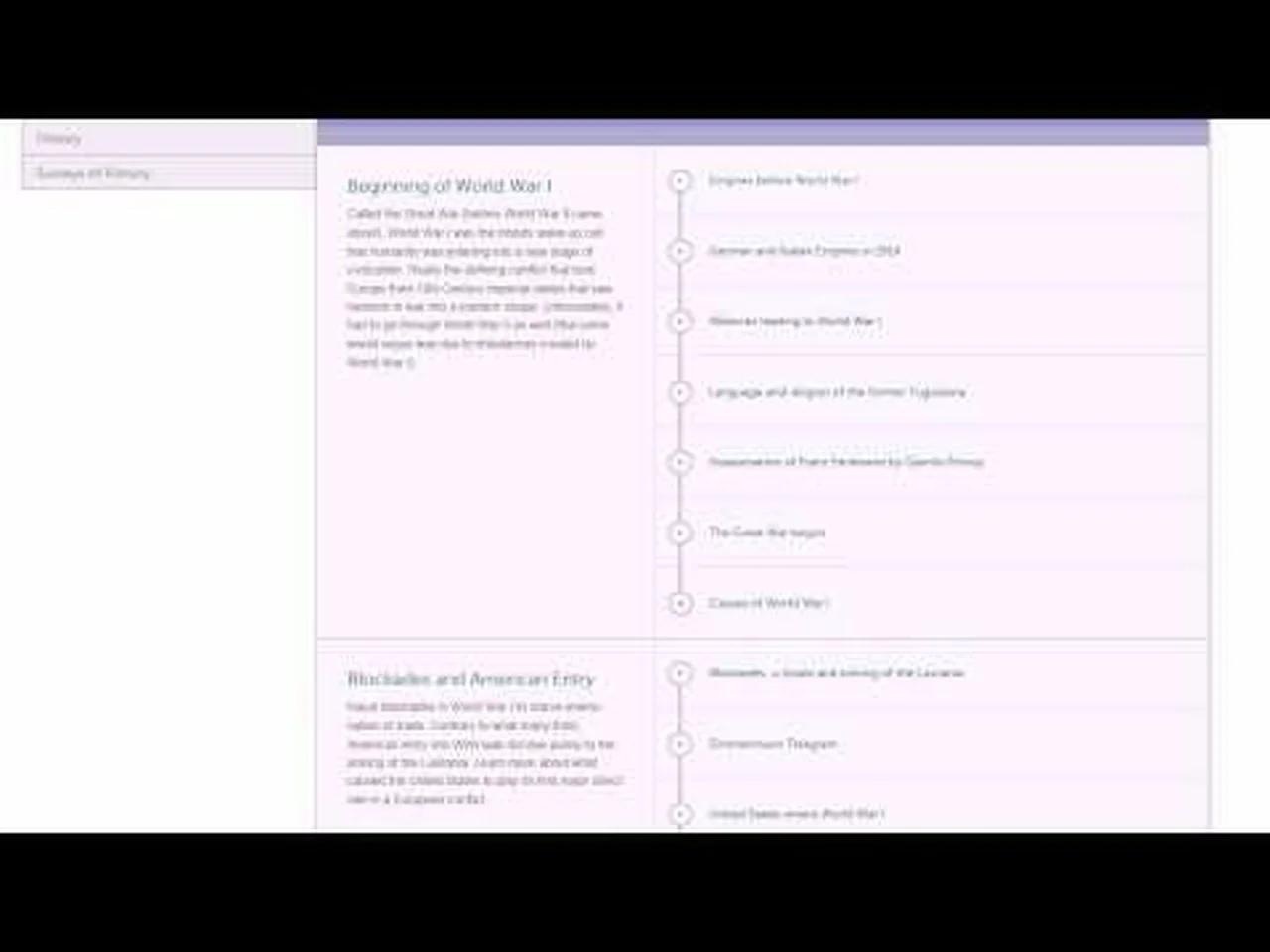New Khan Academy history content