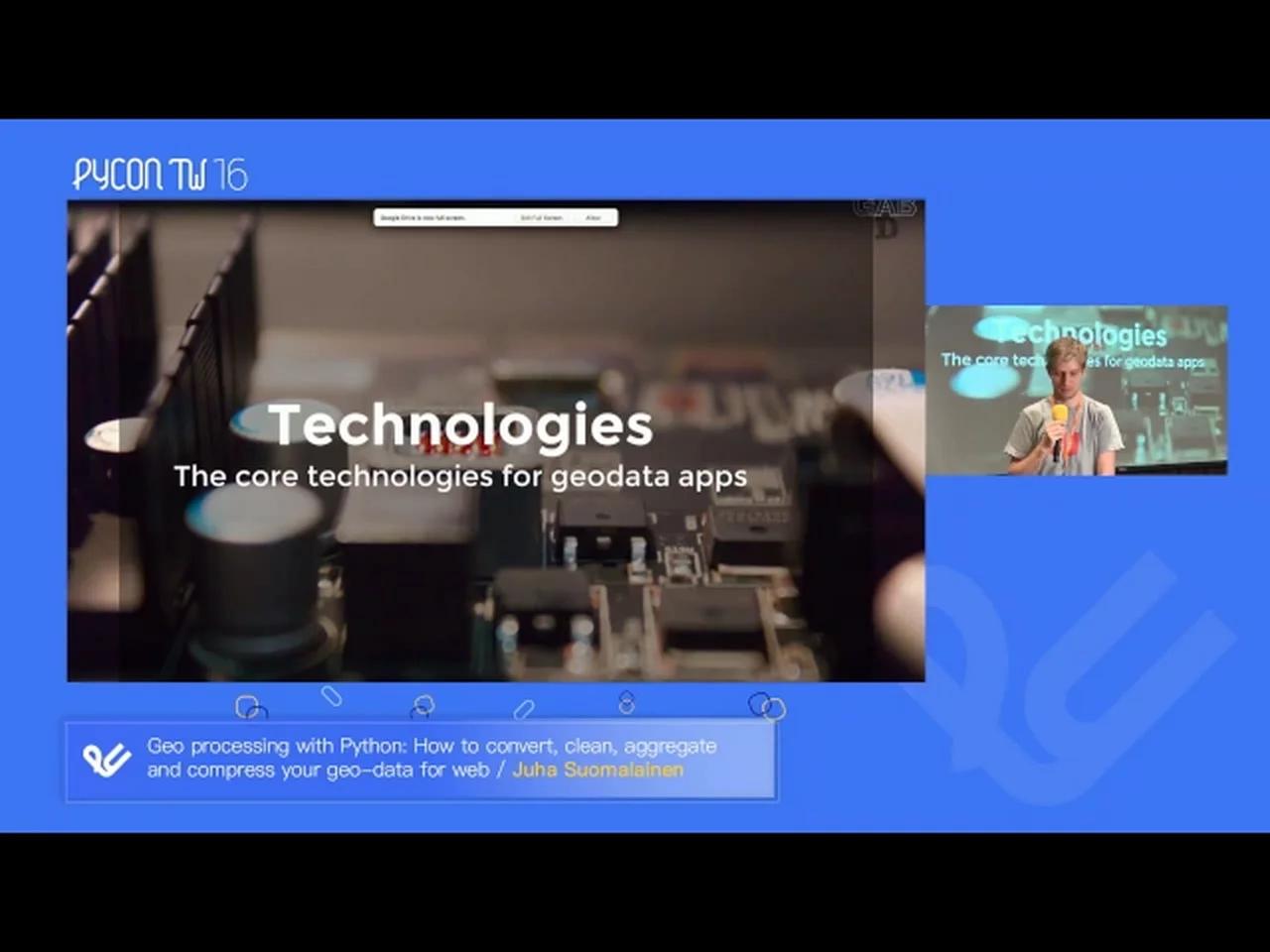 Geo Processing With Python｜Juha Suomalainen｜PyCon TW 2016