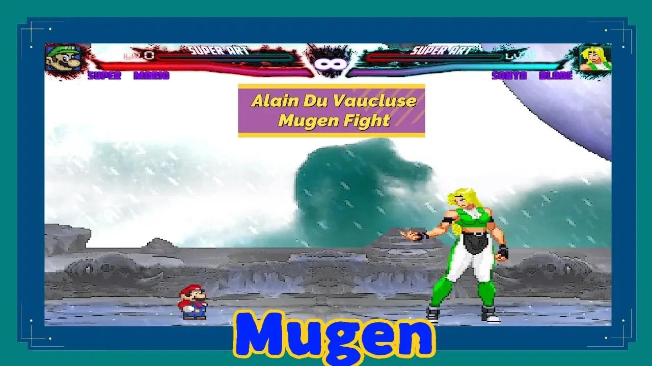 Mugen : Super Mario Vs Sonya Blade (Request)
