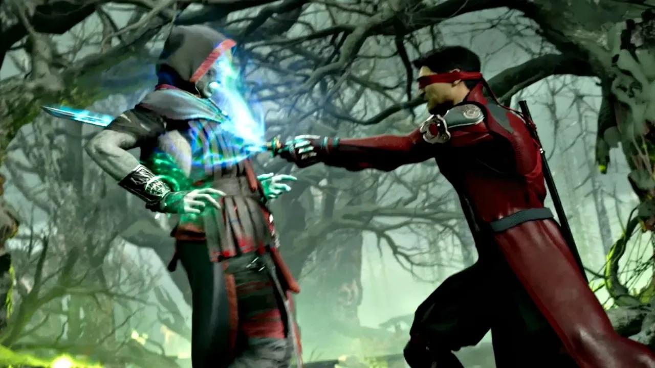 Mortal Kombat 1 How Kenshi Unlocked Sento Superpower Scene (MK12 2023) PS5