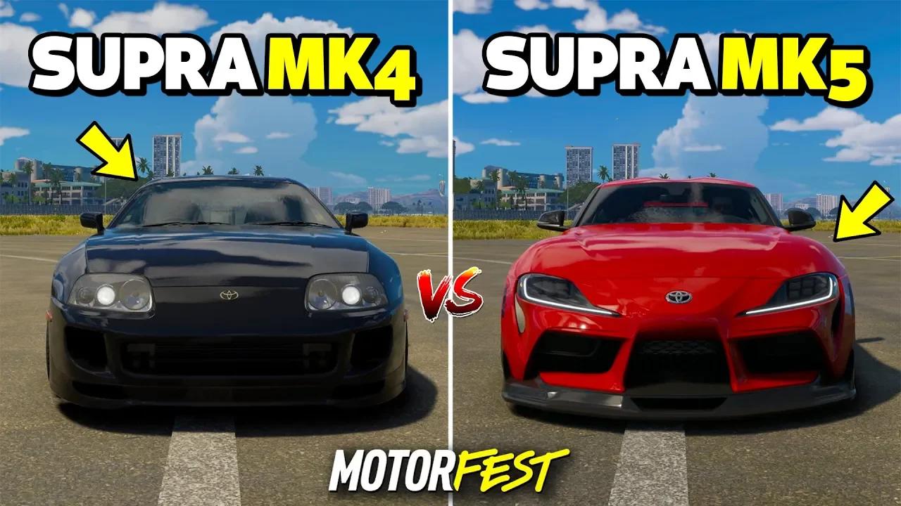 The Crew Motorfest - Toyota Supra vs Toyota GR Supra (Which is Fastest ...