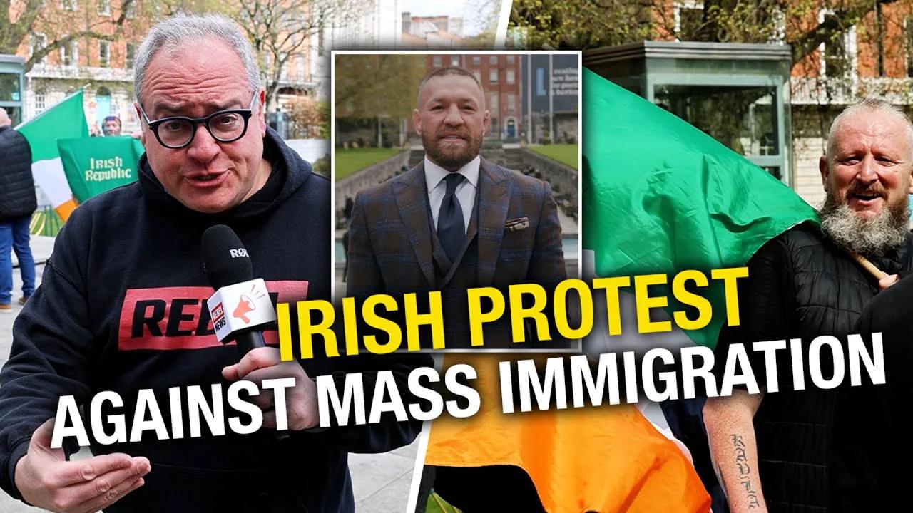 Massive Ireland Immigration Protest TODAY: Ezra Levant Reports LIVE ...