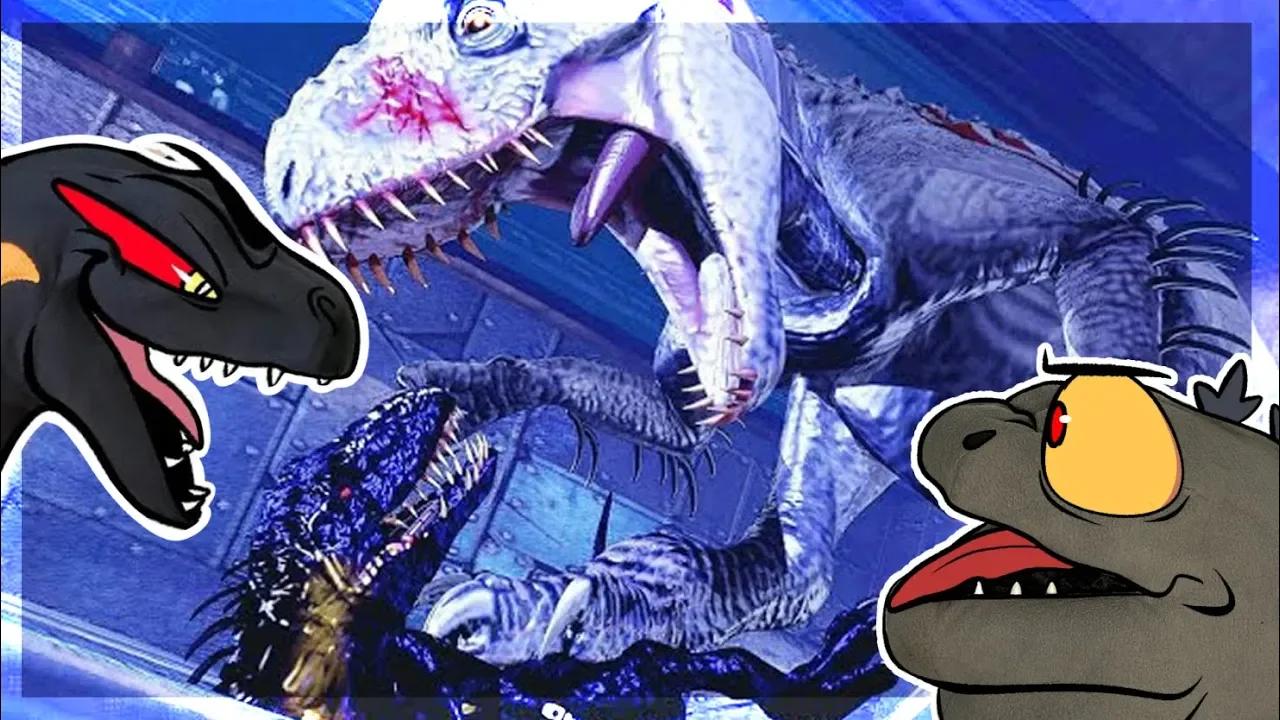 Godzilla & Indoraptor React to Indoraptor Vs Indominus Rex