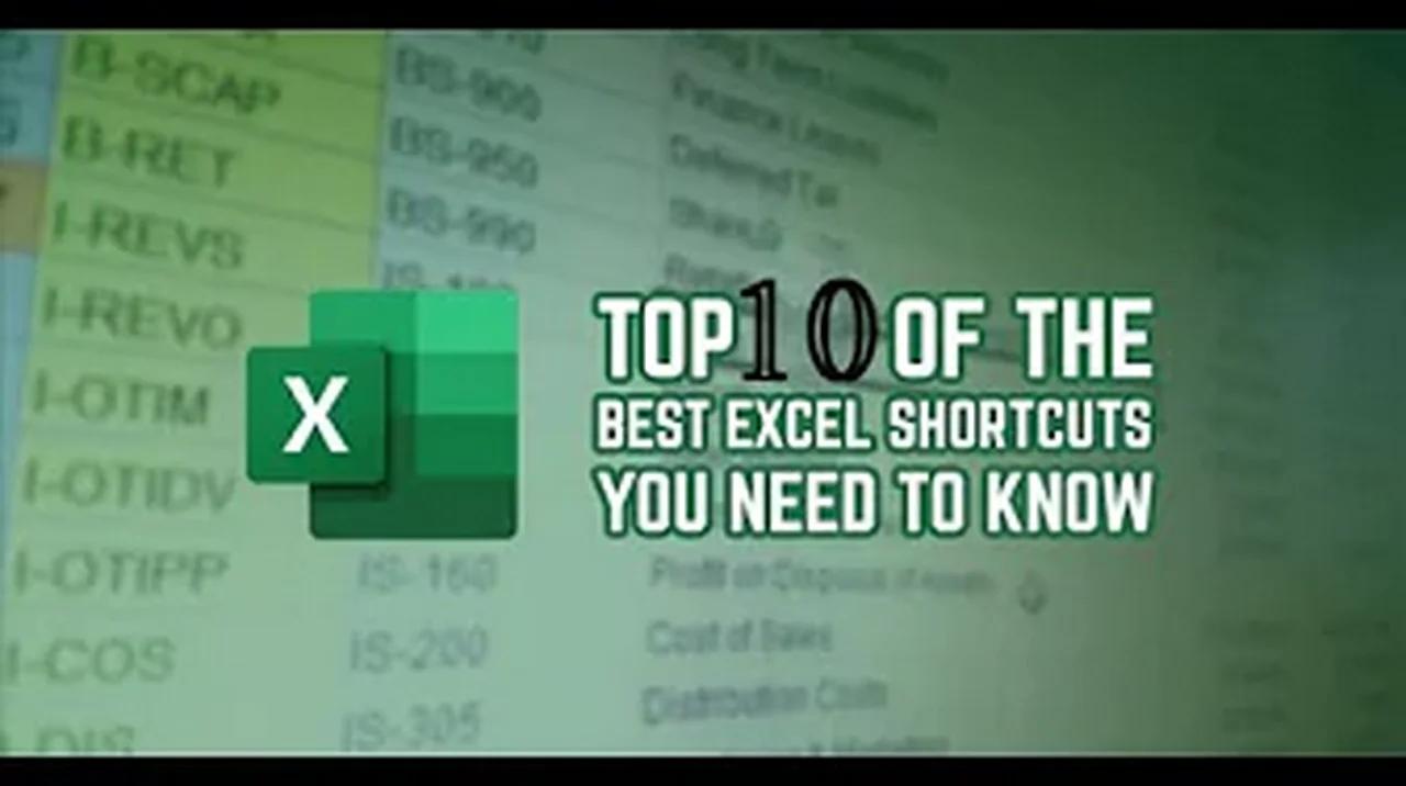 10 most useful Excel keyboard shortcuts