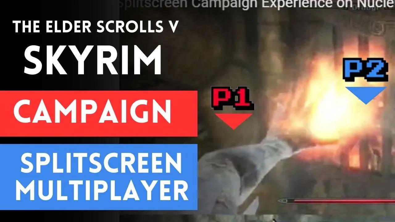 Skyrim Special Edition: Splitscreen Campaign Experience on Nucleuscoop