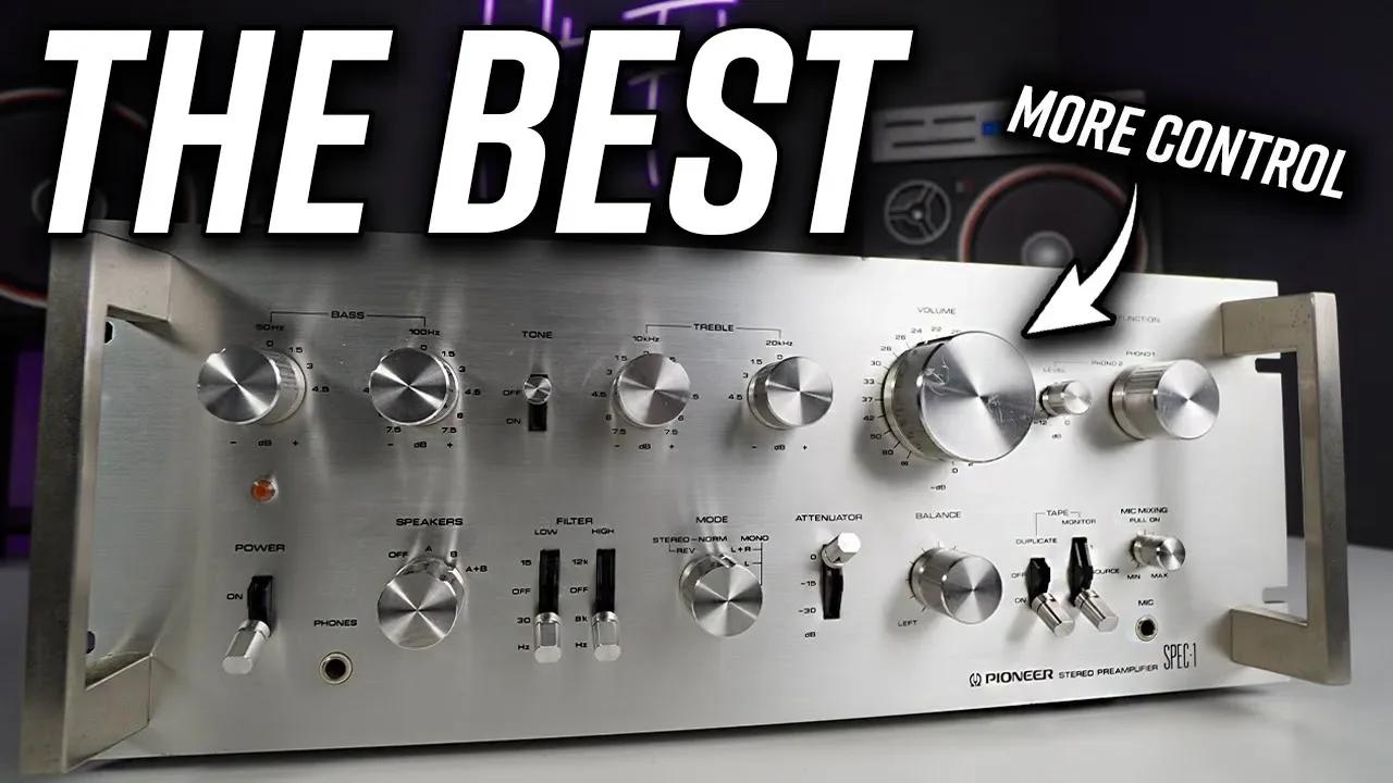 Pioneer's BEST Preamplifier EVER! Pioneer SPEC 1 (my favorite preamp!)