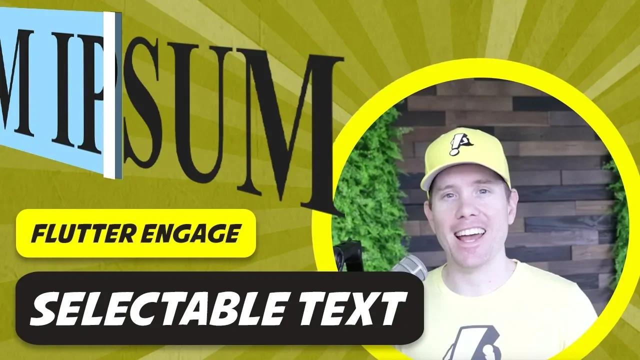 Custom selectable text in Flutter Custom selectable text in Flutter