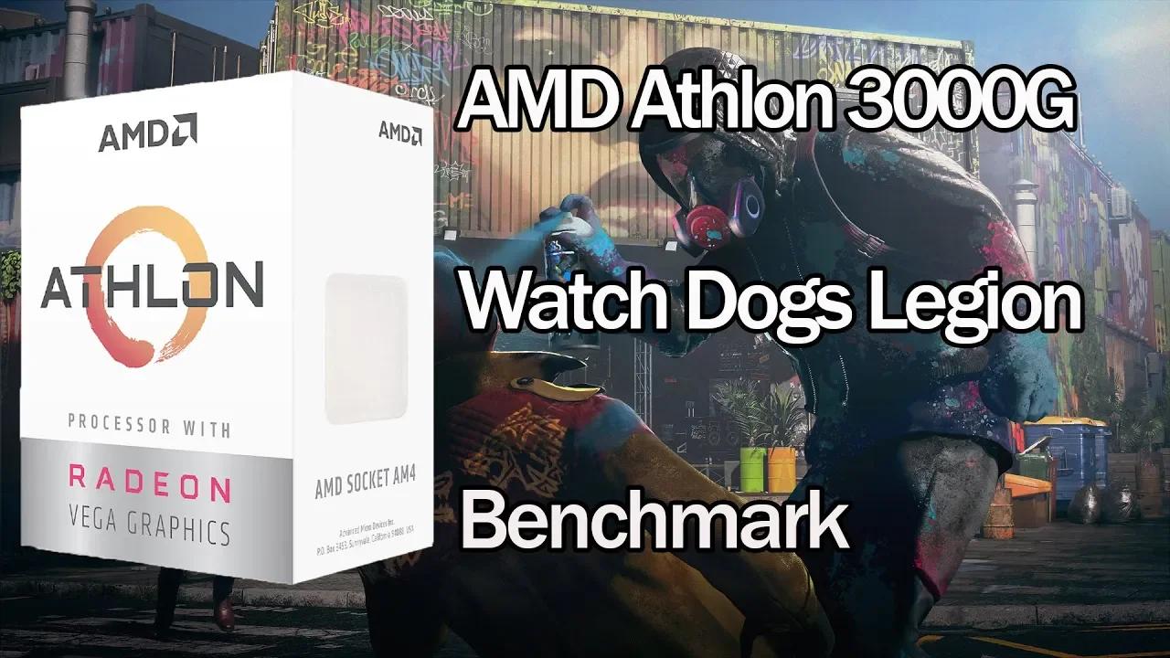 AMD Athlon 3000G Watch Dogs Legion Test CPU (Stock/OC/iGPU/GPU) Radeon ...