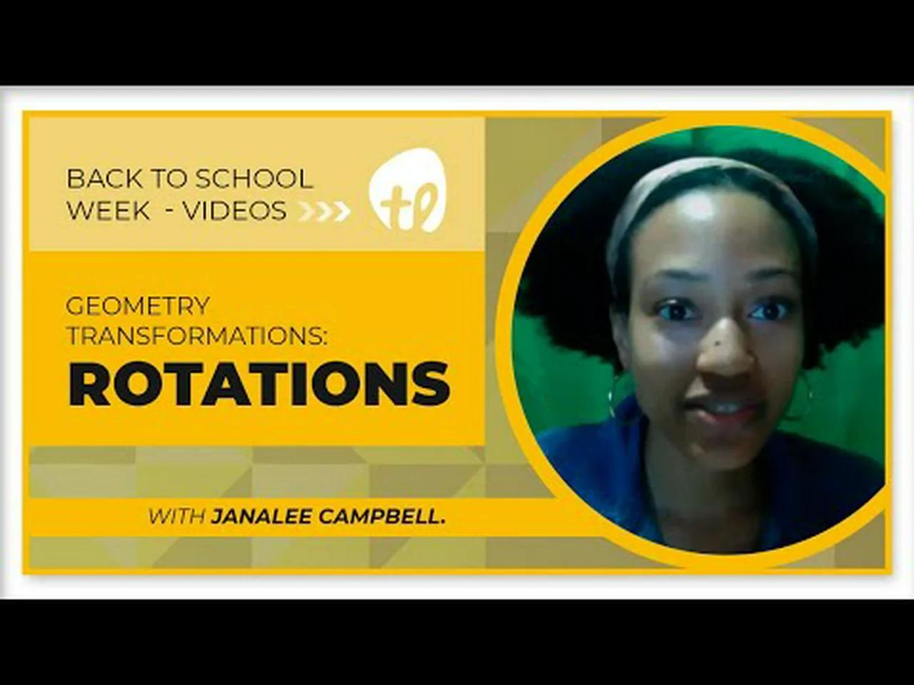 Geometry Transformations: Rotations