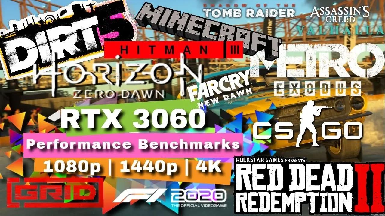 NVIDIA GeForce RTX 3060 Benchmarks 1080 / 1440 / 4K [TUF GAMING RTX ...
