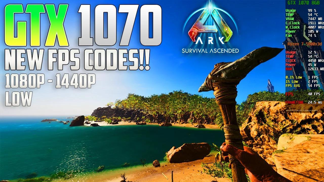 ARK Survival Ascended on the GTX 1070 | 1440p - 1080p | Low