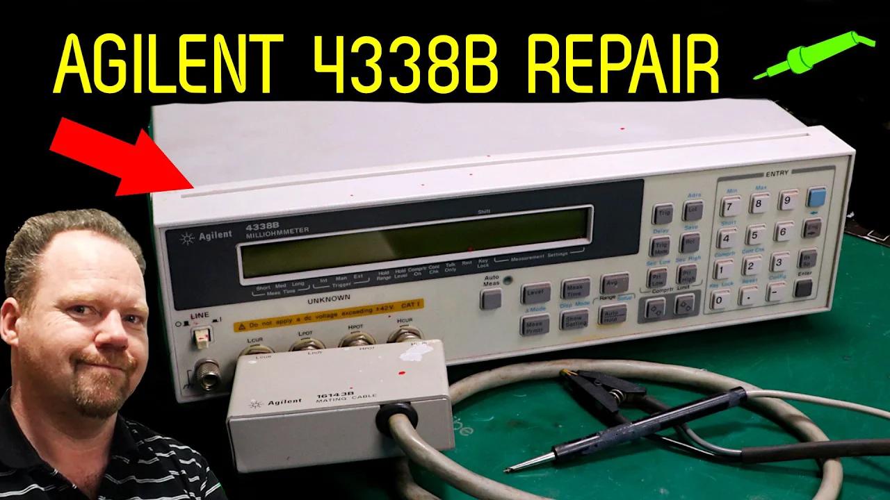 🔴 Agilent 4338B Milliohm Meter & Agilent 16143B Repair - No.1263