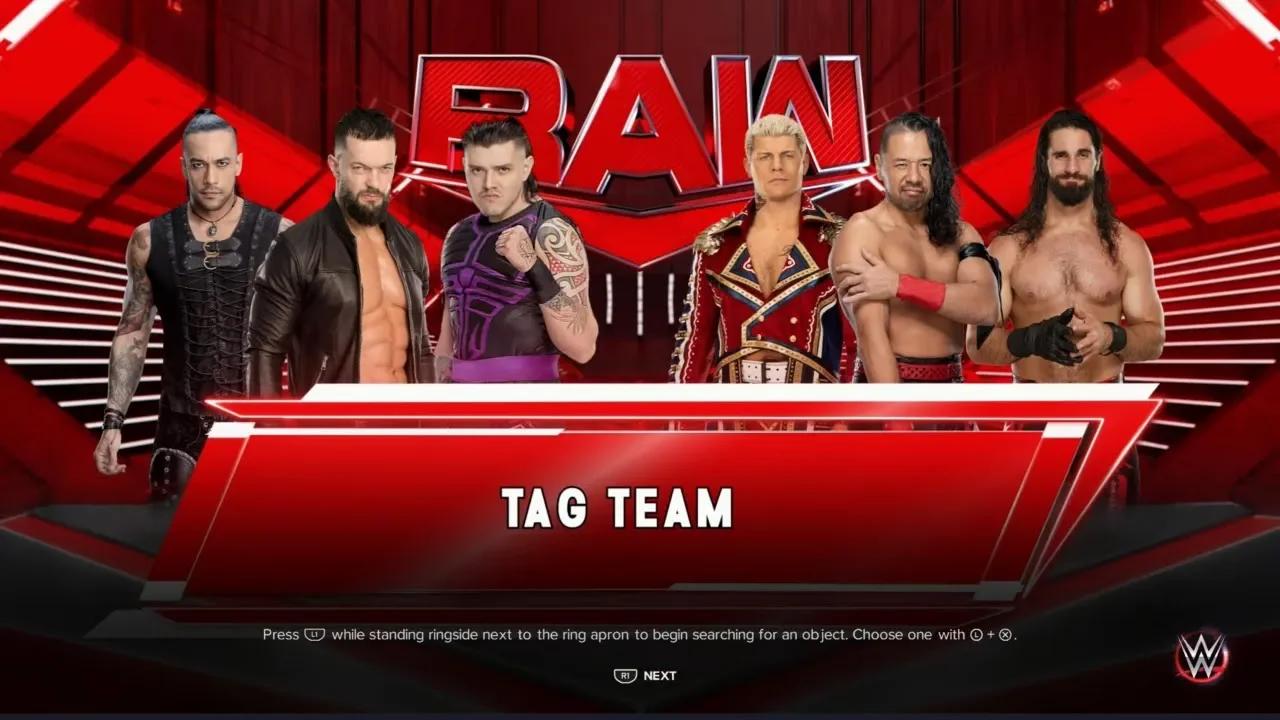 WWE Monday Night Raw The Judgment Day vs Cody Rhodes, Shinsuke Nakamura, & Seth “Freakin” Rollins