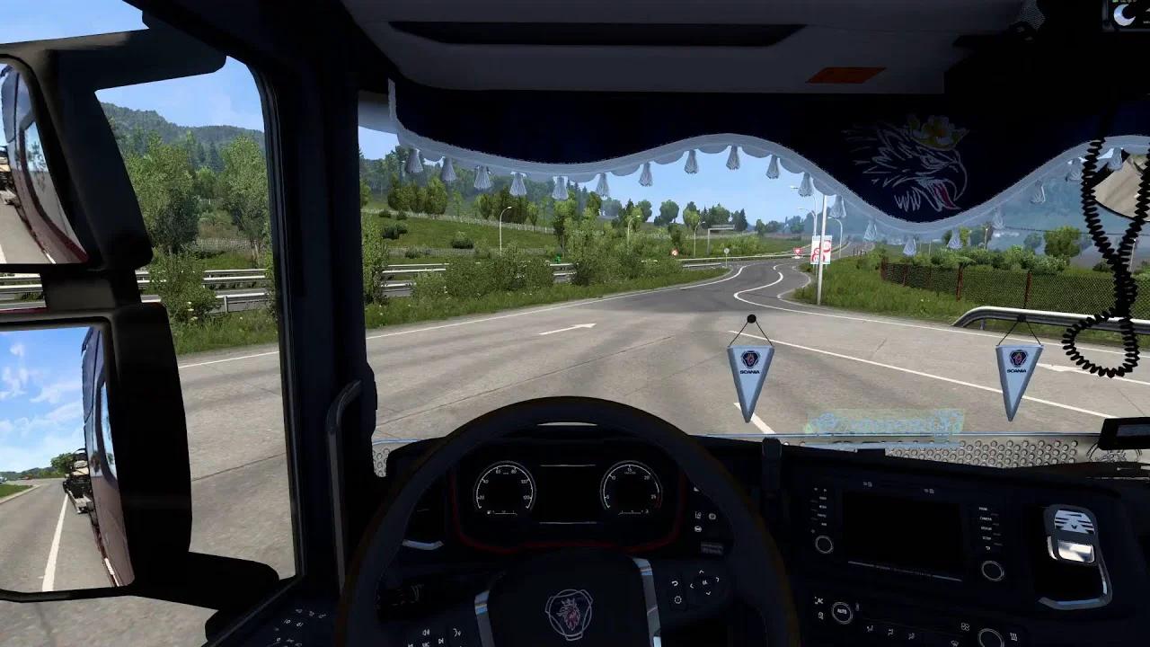 SCS software ETS2 V1.42 Single Player Promods Big Map Combo