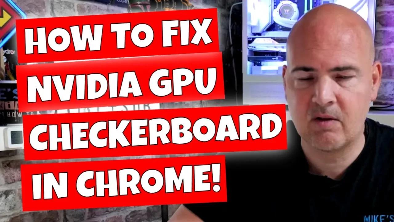 How To FIX Nvidia Graphics Card GPU Artifacting & Checkerboard Effect In Chromium Apps & Chrome