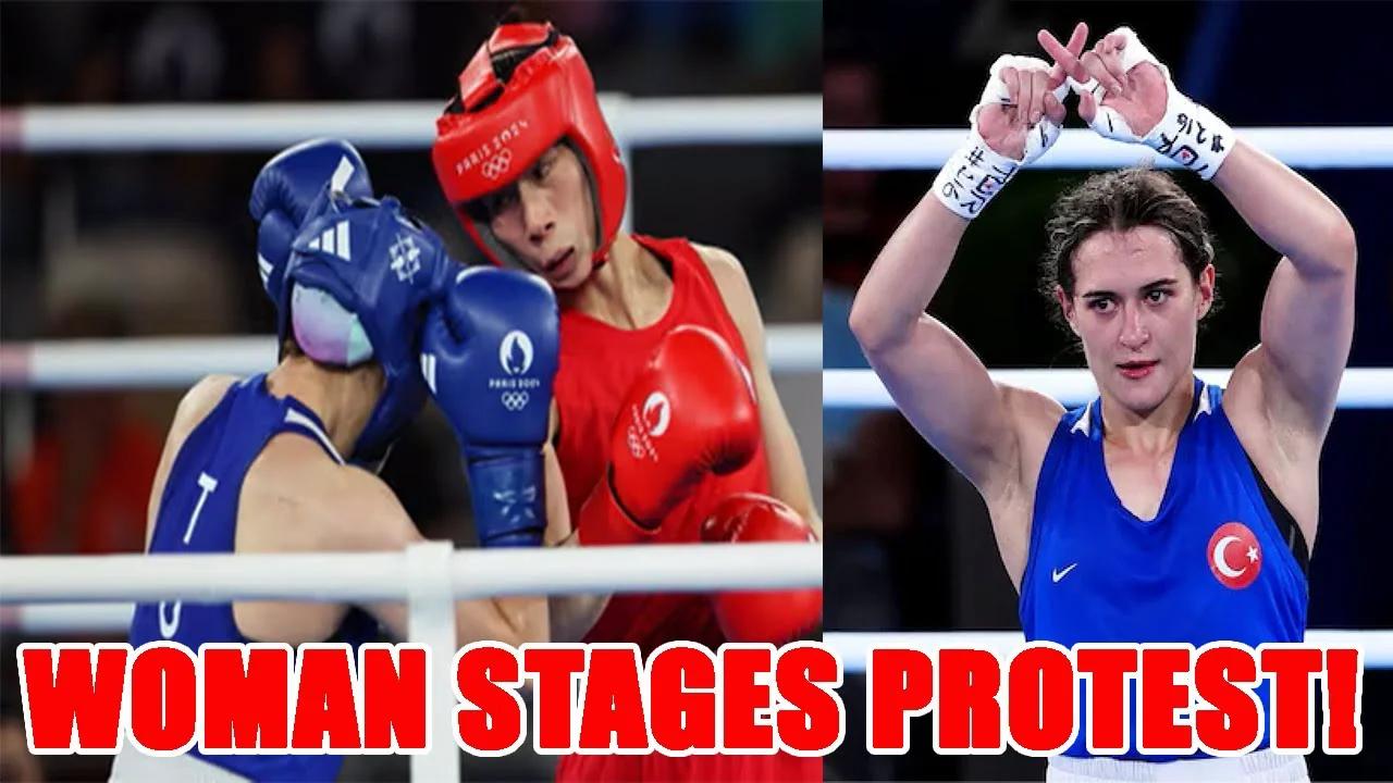 Male Boxer gets SHOCKING CONTROVERSIAL WIN over Female at Olympics ...