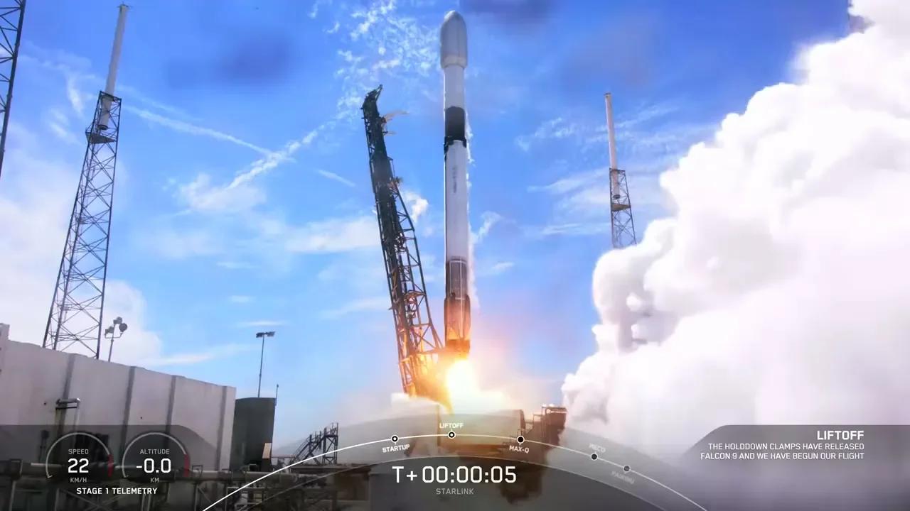 Starlink Mission | Final launch of the first shell，1584 satellites