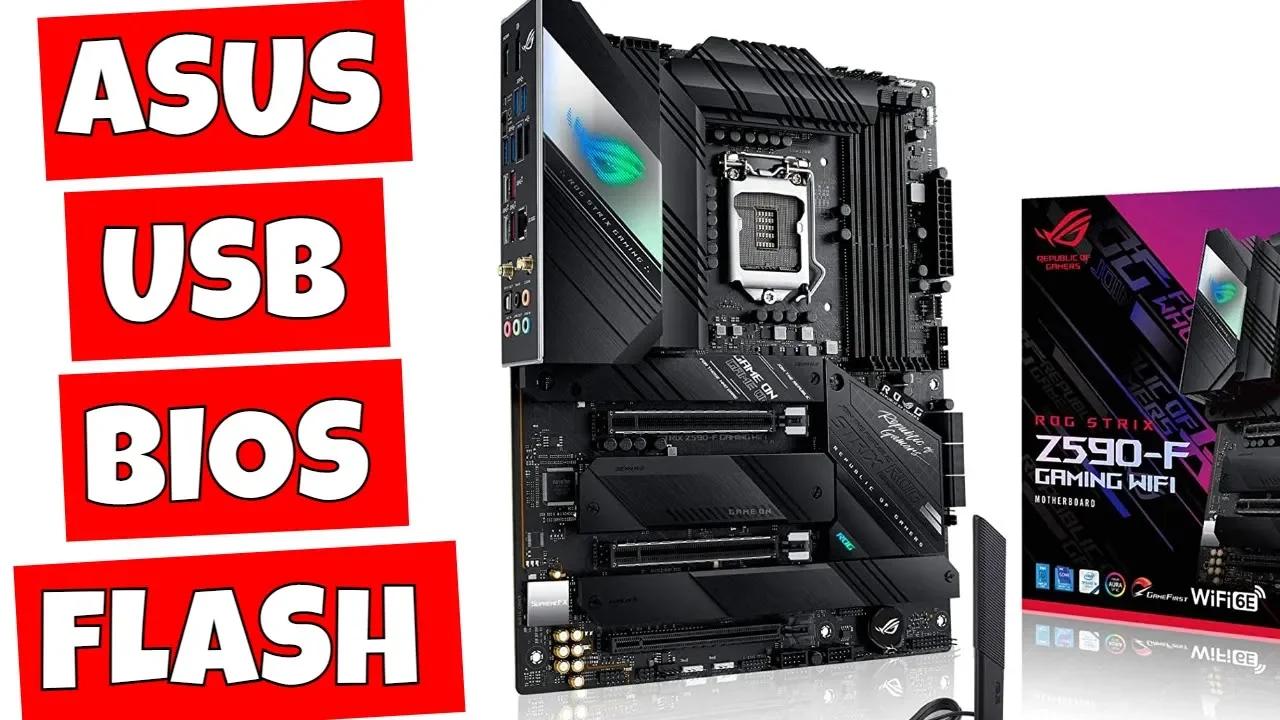 How To USB Flash BIOS Update ASUS ROG Strix Z590-F Gaming WiFi