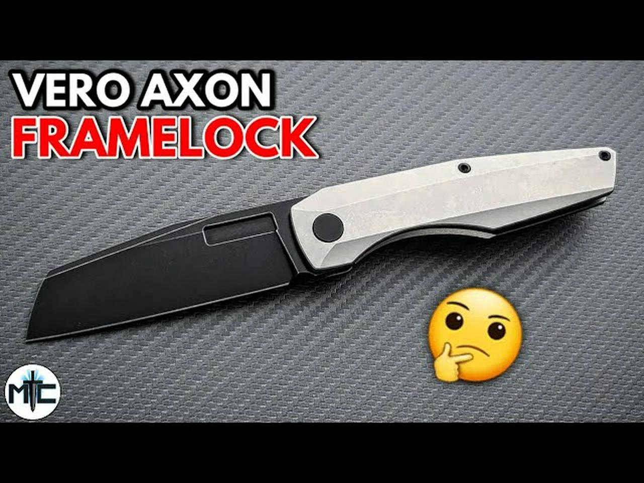 Vero Axon Framelock Folding Knife - Overview and Review