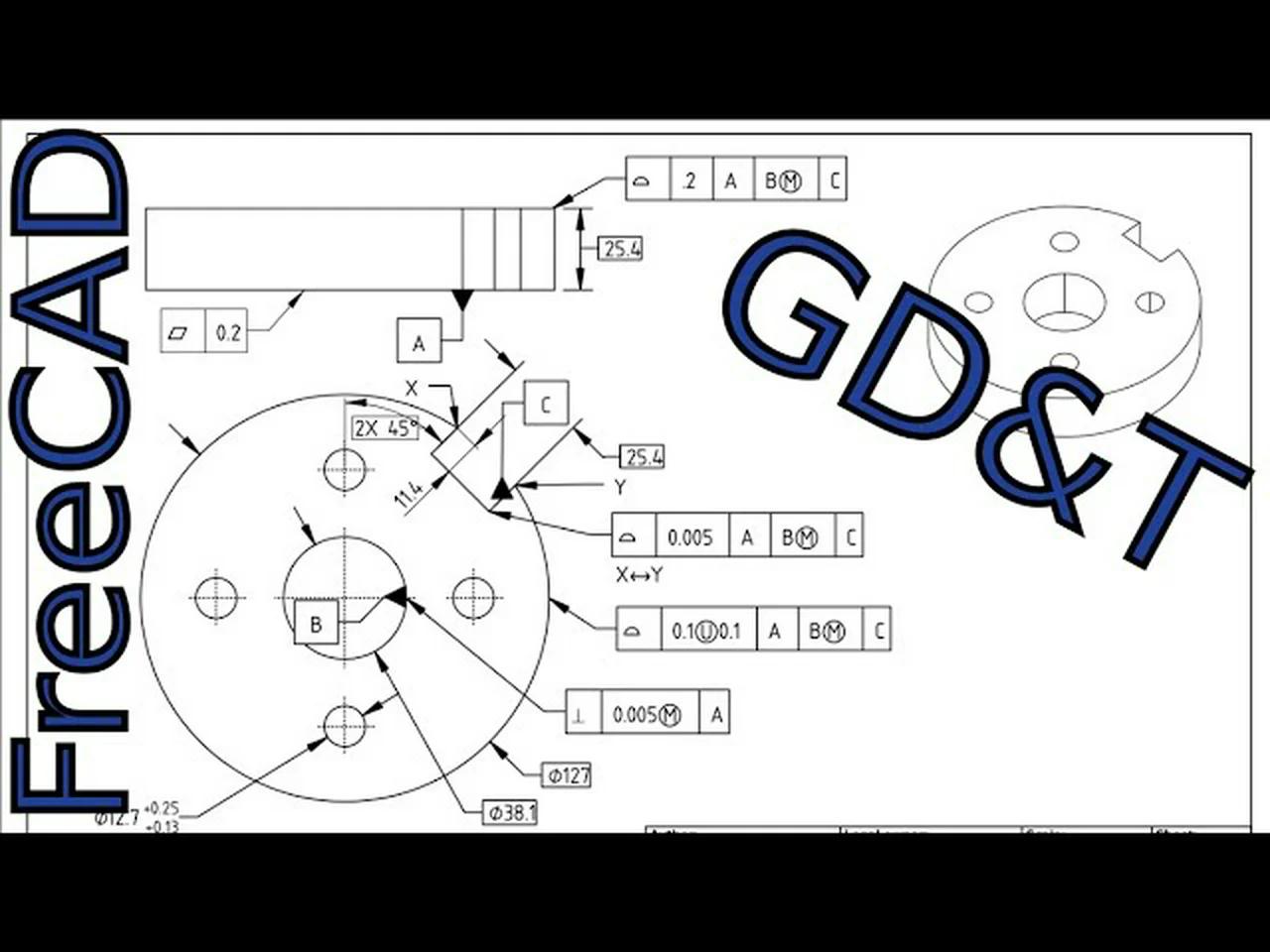 FreeCAD- A Look at GDT Tools in Techdraw |JOKO ENGINEERING|