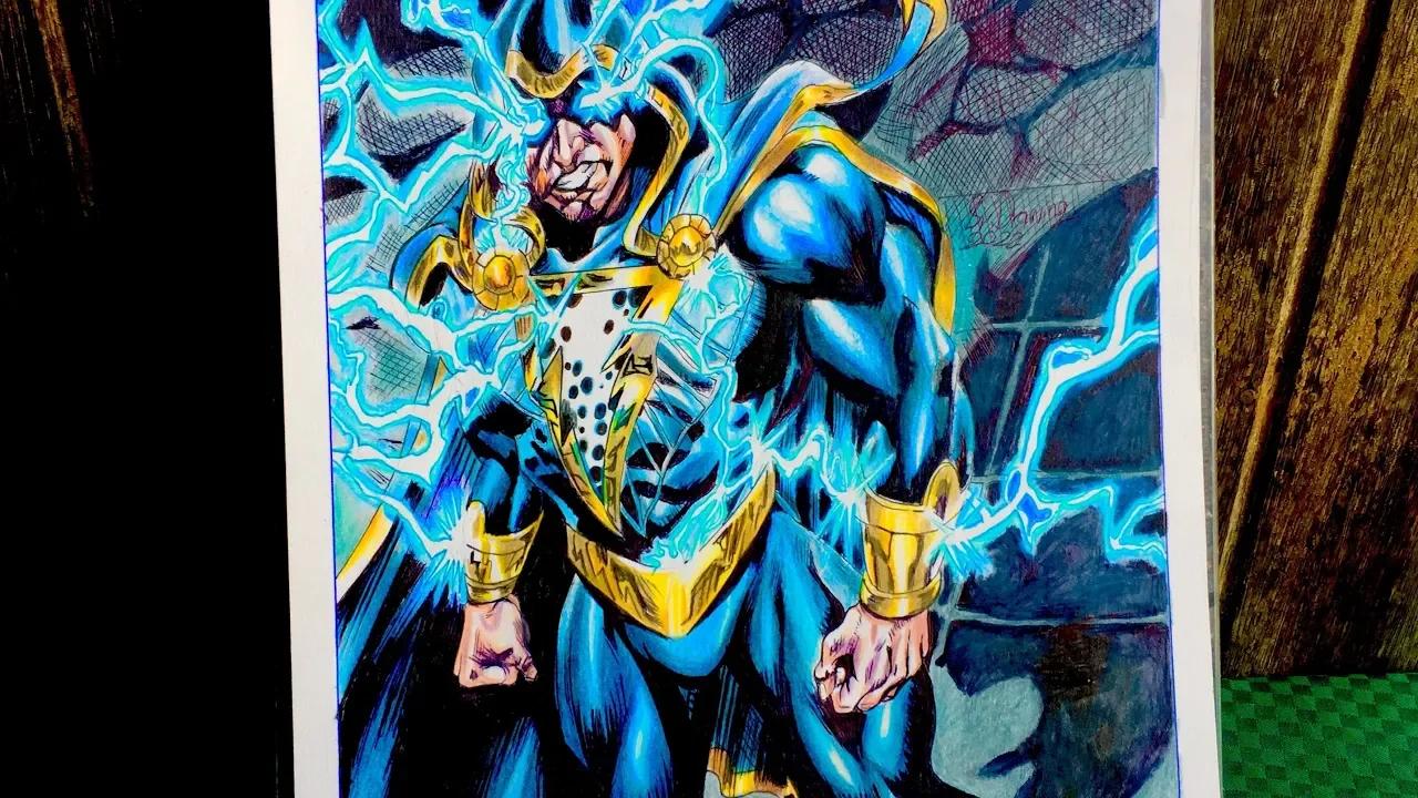 Drawing Black Adam (Cómic Version)