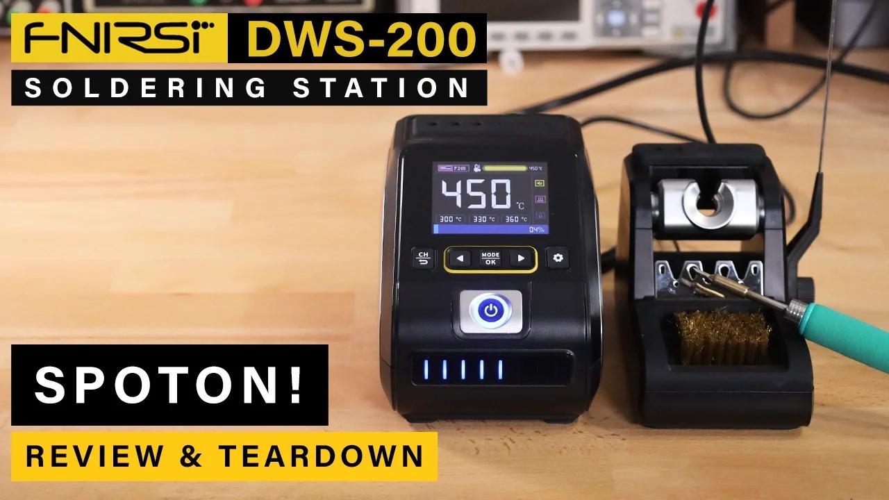 [BRAND NEW] FNIRSI DWS-200 Soldering Station ⭐ 200W, Presets, T210/T245 ⭐ SpotOn!
