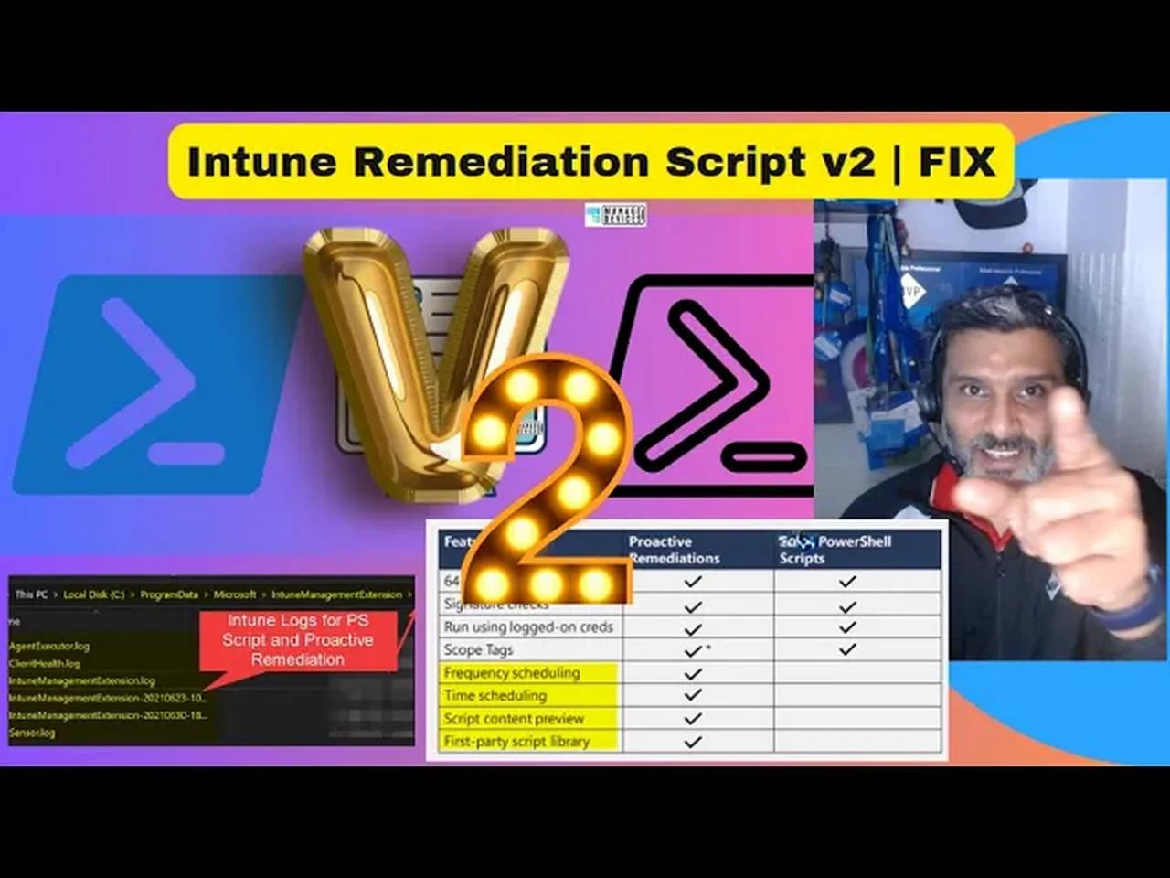 Intune Remediation Script v2 | FIX