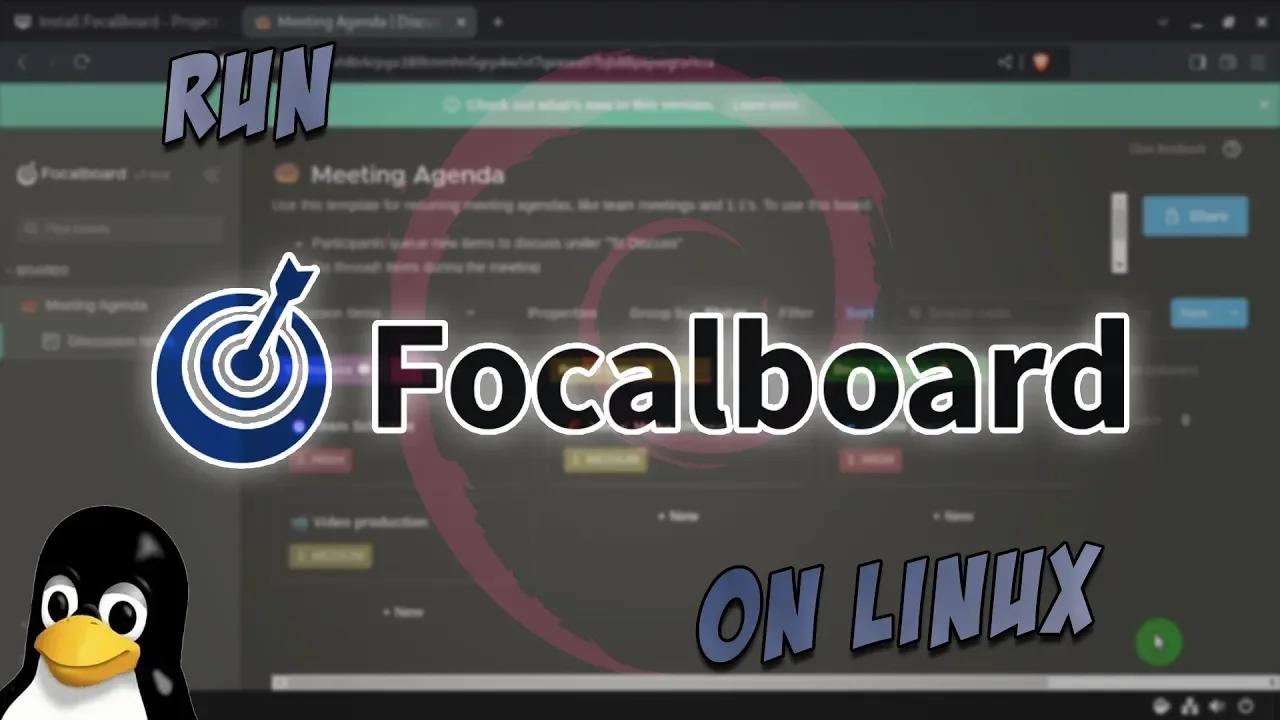 Install FocalBoard - Project and Task Management Platform - on Linux