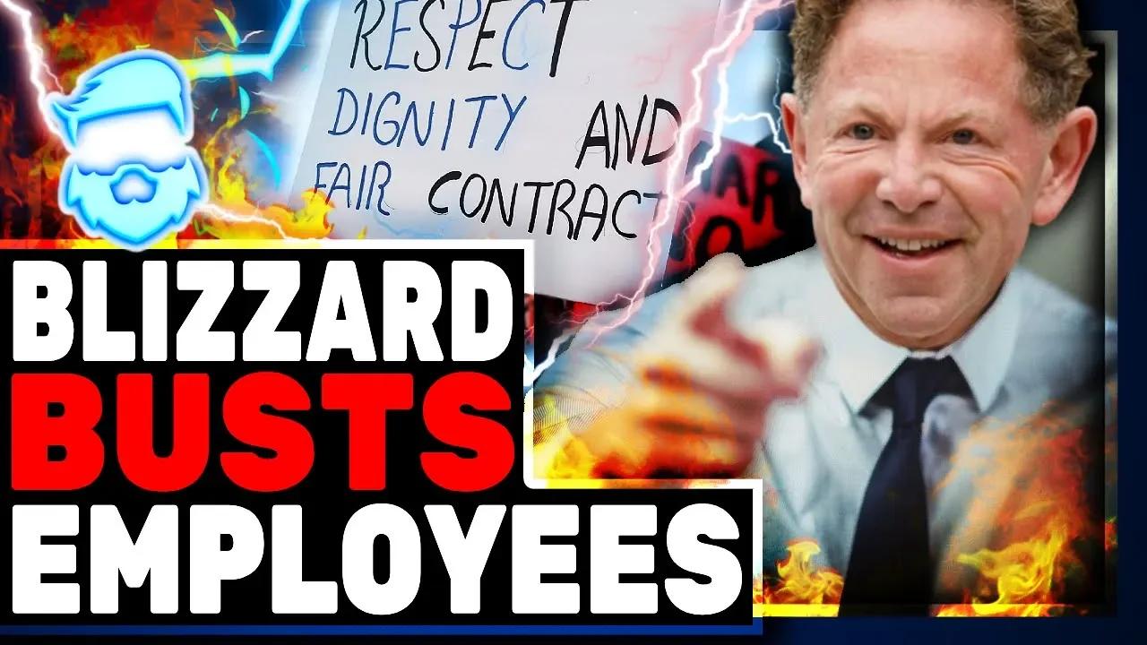 Blizzard DEMOLISHES Employee Uprising In 12 Hours..Stock Continues To Drop