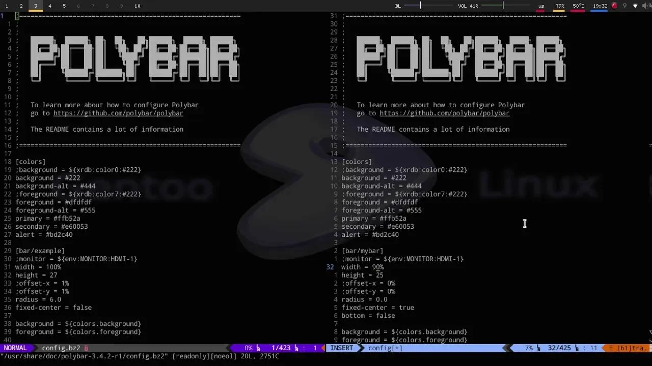 How to install bspwm and polybar