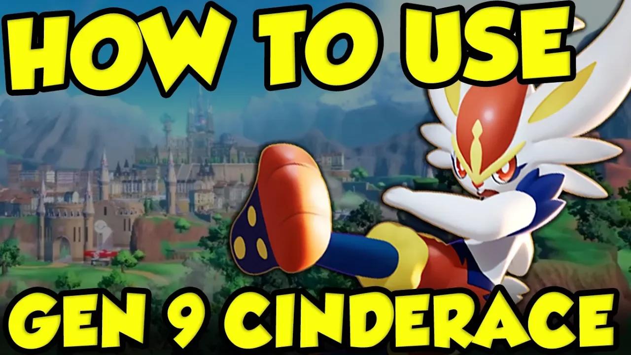 HOW TO USE CINDERACE! Best Cinderace Moveset for Pokemon Scarlet and ...