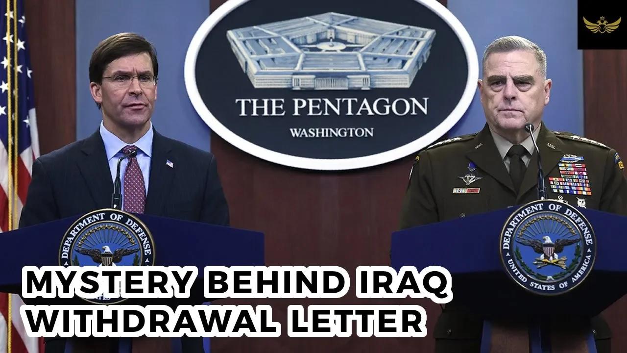 The mystery behind the Iraq withdrawal letter