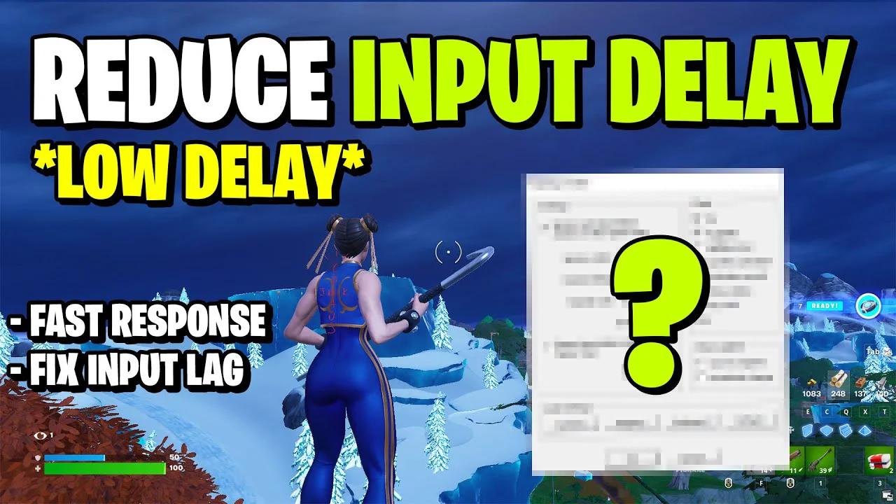 🔧how To Get 0 Input Delay In Chapter 4 🔥 Reduce Input Lag